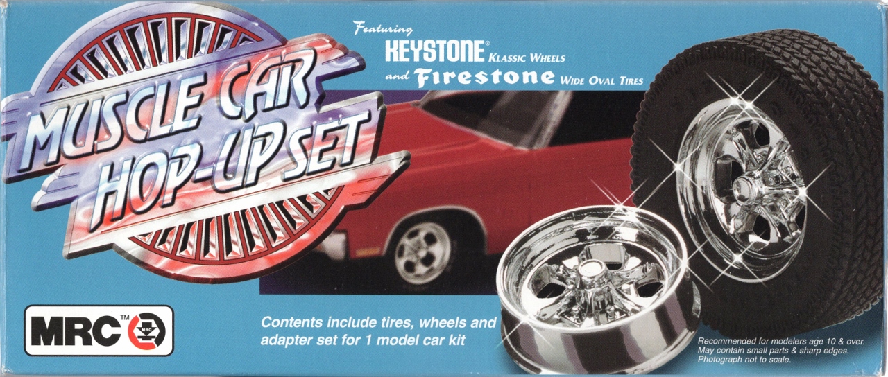 MRC 1/24 or 1/25 Scale Keystone Klassic Wheels and Firestone Wide Oval ...