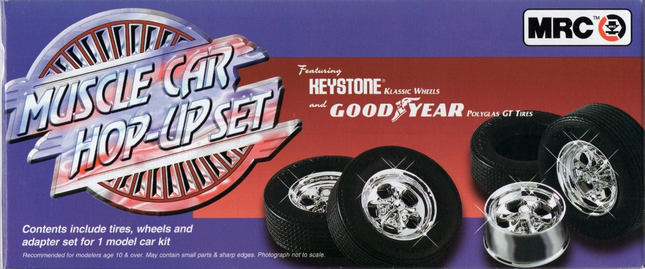 MRC 1/24 or 1/25 Scale Keystone Klassic Wheels and Goodyear Polyglas GT ...