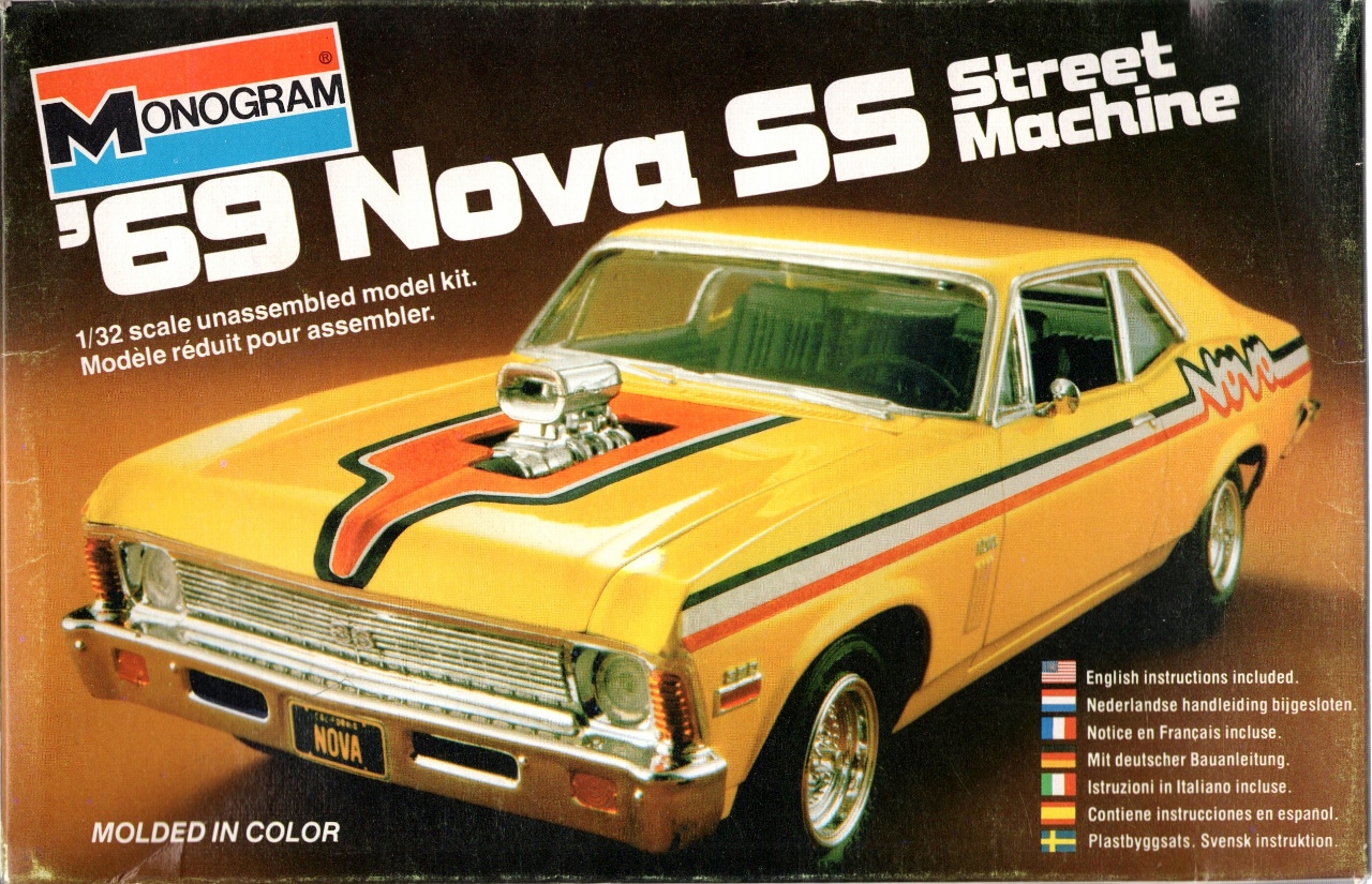 Monogram 1969 Chevy Nova SS Street Machine - 1/32 Scale - Spotlight Hobbies