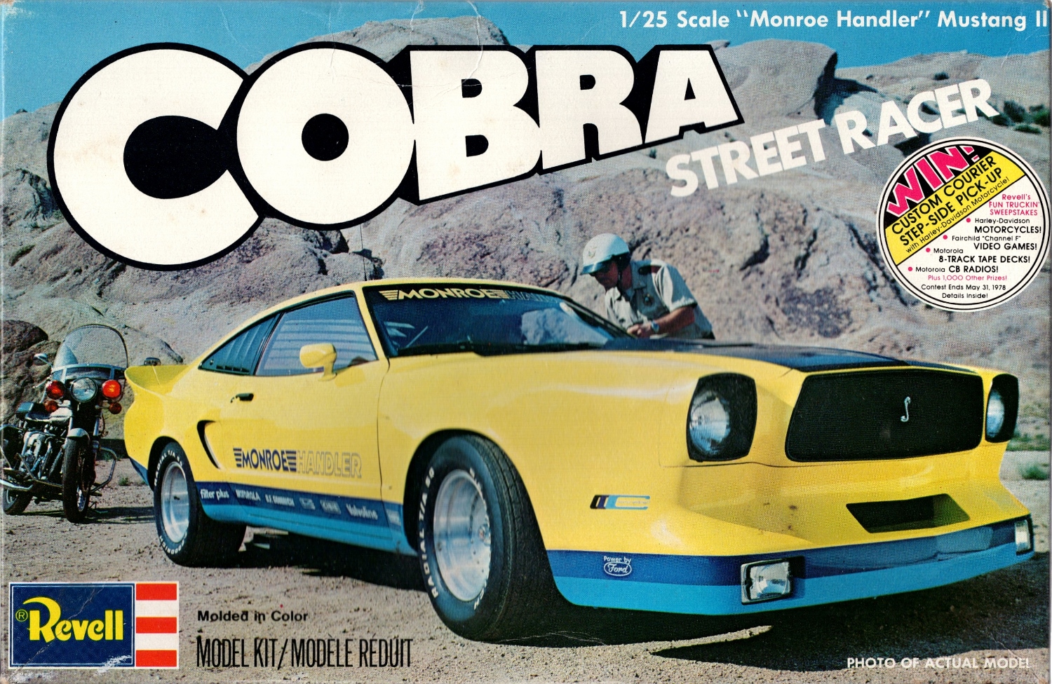 Revell 1977 Ford Mustang II Cobra "Monroe Handler" Street Racer ...