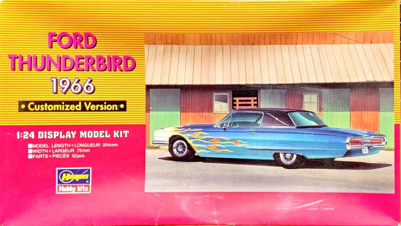Hasegawa 1966 Ford Thunderbird Hardtop "Customized Version" - 1/25 ...