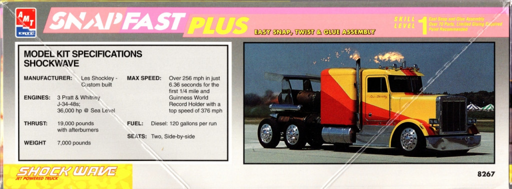 AMT “Shock Wave” Jet Powered Semi Truck by Les Shockley - SnapFast Plus ...
