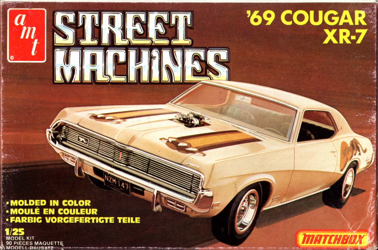 AMT 1969 Mercury Cougar XR-7 Hardtop "Street Machines" Series ...