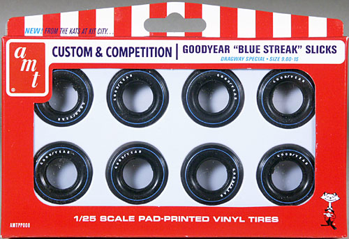 AMT "Goodyear 'Blue Streak' 9.00 x 15 Drag Slicks" Custom & Competition ...