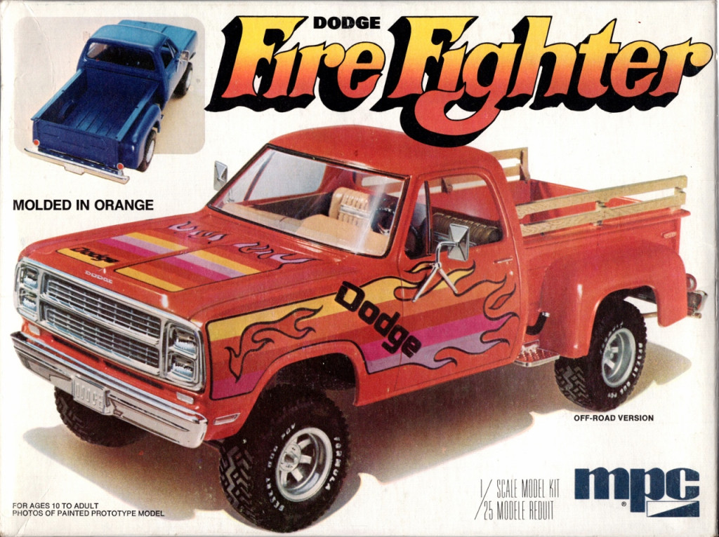 MPC “Fire Fighter” 1979 Dodge Stepside 4x4 Pickup Truck - Spotlight Hobbies