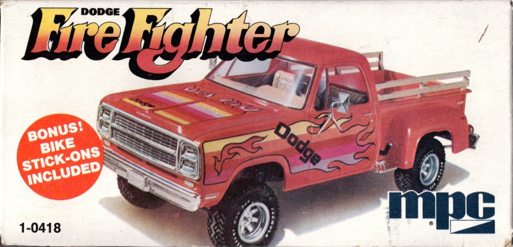 MPC “Fire Fighter” 1979 Dodge Stepside 4x4 Pickup Truck - Spotlight Hobbies