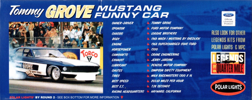 Polar Lights Tommy Grove "The Going Thing" 1969 Ford Mustang Funny Car ...