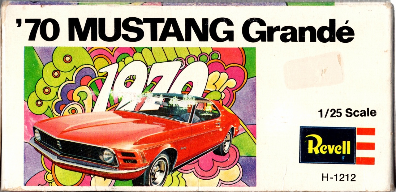 Revell 1970 Mustang Grande Notchback Hardtop or Convertible 428 Cobra ...