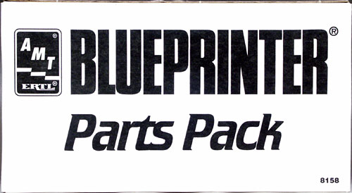 AMT "Blueprinter" Chrome Grilles & Bumpers, Chevy 283, Pontiac 421 ...