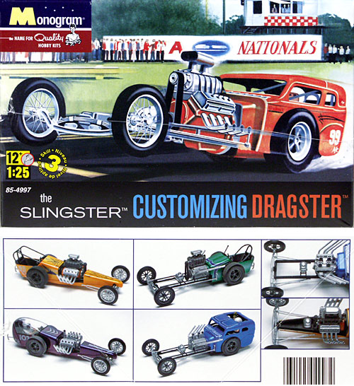 Revell/Monogram "The Slingster" Customizing Dragster - 1/25 Scale ...