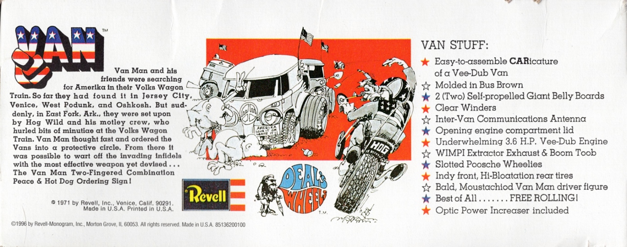 Revell Dave Deal "Deals Wheels" Old School VW Van - Spotlight Hobbies