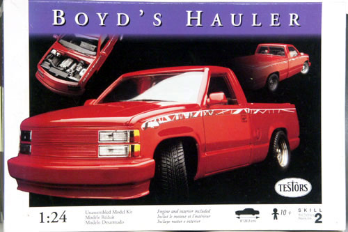 Testors "Boyd's Hauler" Custom Chevy Pickup - Full Detail Kit ...