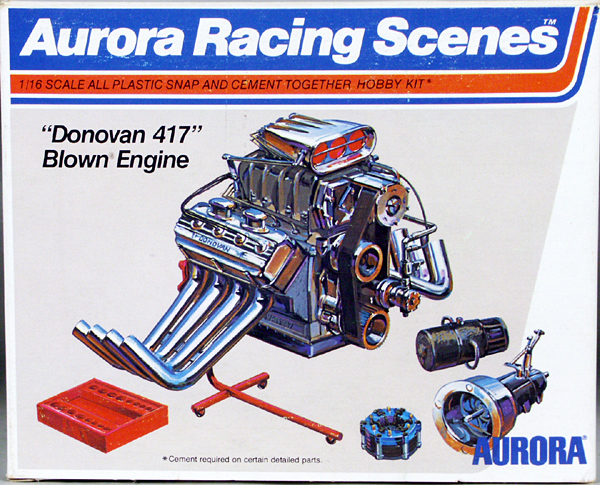 Aurora Racing Scenes "Donovan 417 Blown Engine" - 1/16 Scale ...