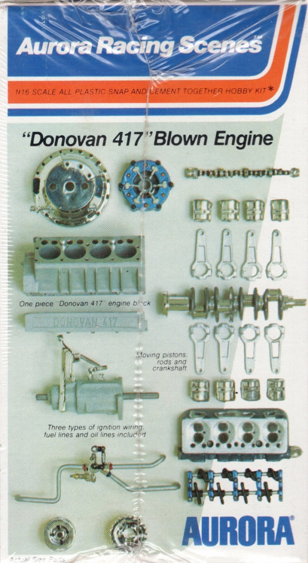 Aurora Racing Scenes "Donovan 417 Blown Engine" - 1/16 Scale ...