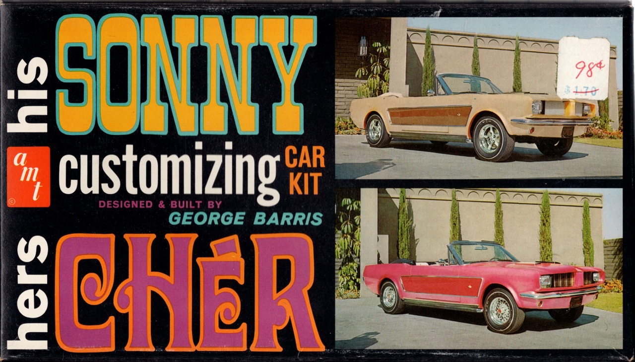 AMT "Sonny & Cher" 1966 Ford Mustang Convertible - George Barris Design ...