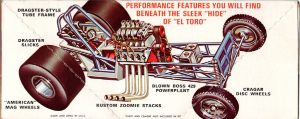 AMT "El Toro" 1971 Ford Torino Funny Car - Spotlight Hobbies