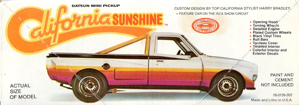 MPC 1978 Datsun Pickup "California Sunshine" Custom Show Truck ...