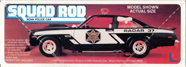 MPC 1979 Chevy Nova "Squad Rod" Street Machine - Spotlight Hobbies