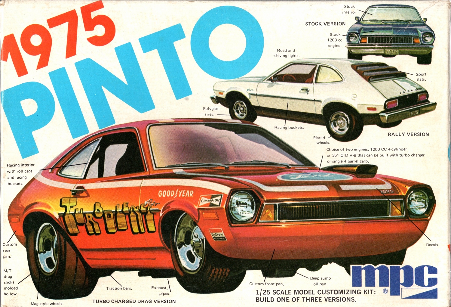 AMT 1975 Ford Pinto Hatchback - Stock, Rally or Drag - Spotlight Hobbies