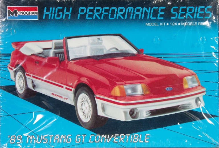Monogram 1989 Ford Mustang GT Convertible - Spotlight Hobbies