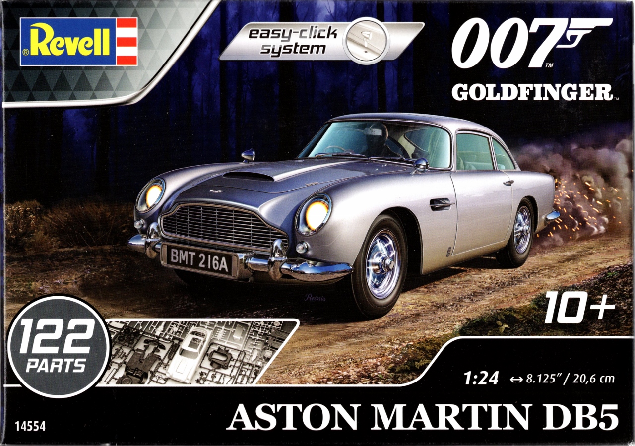 Revell James Bond "007 Goldfinger" Aston Martin DB5 - Easy Click System - Spotlight Hobbies