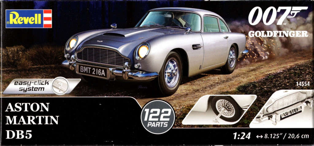 Revell James Bond "007 Goldfinger" Aston Martin DB5 - Easy Click System - Spotlight Hobbies
