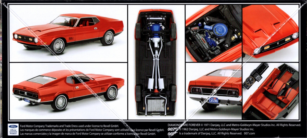 Revell 1971 Ford Mustang Mach 1 - James Bond 007 "Diamonds Are Forever ...