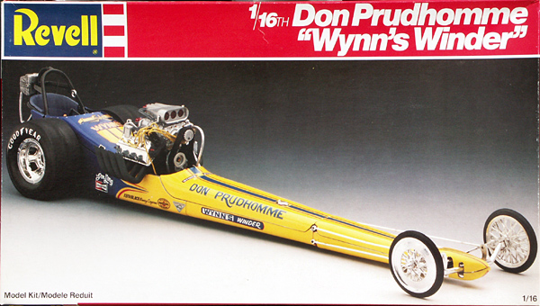 Revell Don Prudhomme "Wynn's Winder" Front Engine Dragster - 1/16th ...