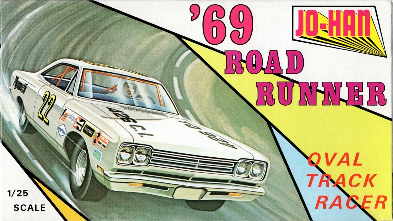 Jo-Han 1969 Plymouth Roadrunner Hardtop - Stock, Custom or Oval Track ...