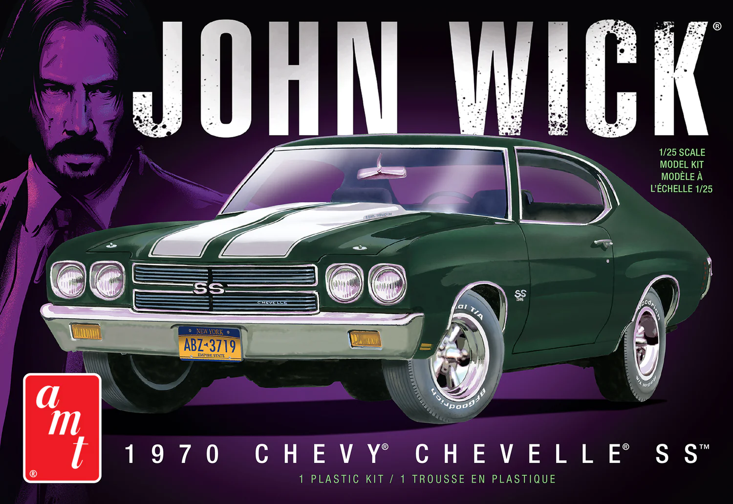 AMT "John Wick" 1970 Chevy Chevelle SS 454 Hardtop - Spotlight Hobbies