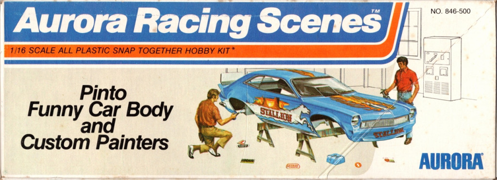 Aurora Racing Scenes Pinto Funny Car Body and Custom Painters - 1/16 ...