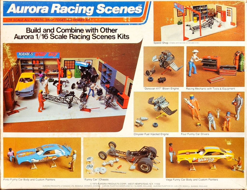 Aurora Racing Scenes Pinto Funny Car Body and Custom Painters - 1/16 ...