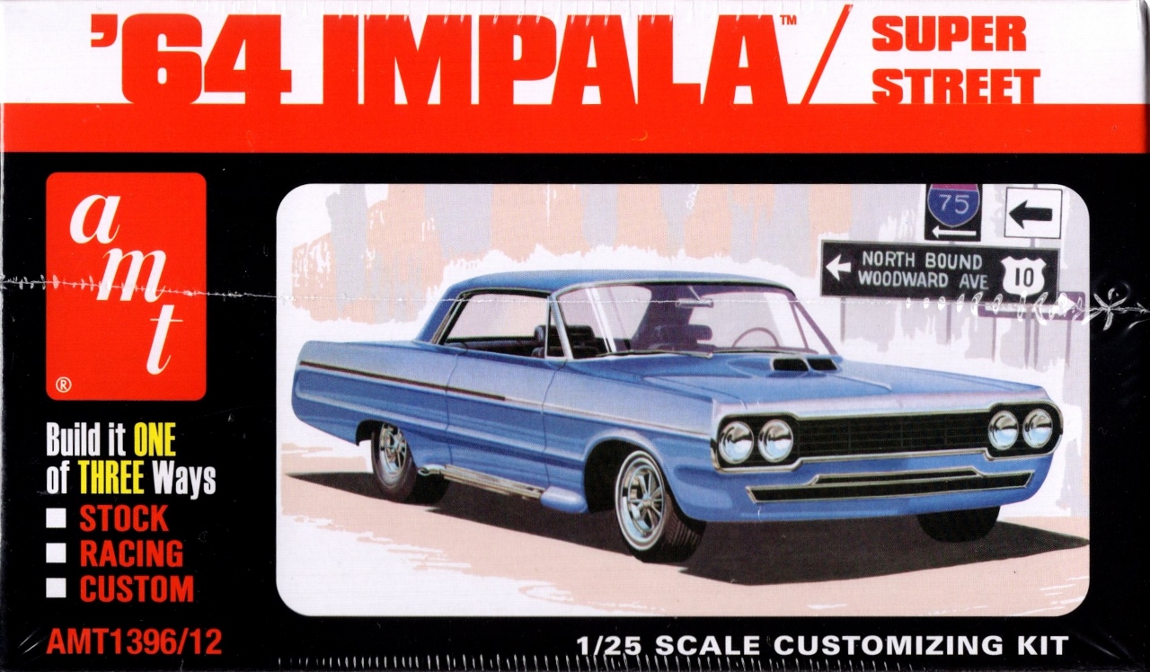 1964 Chevy Impala Super Street Rod Vintage AMT 1964 CHEVROLET IMPALA SS ...