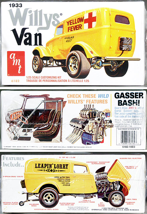AMT 1933 Willys Panel Van Gasser - Spotlight Hobbies