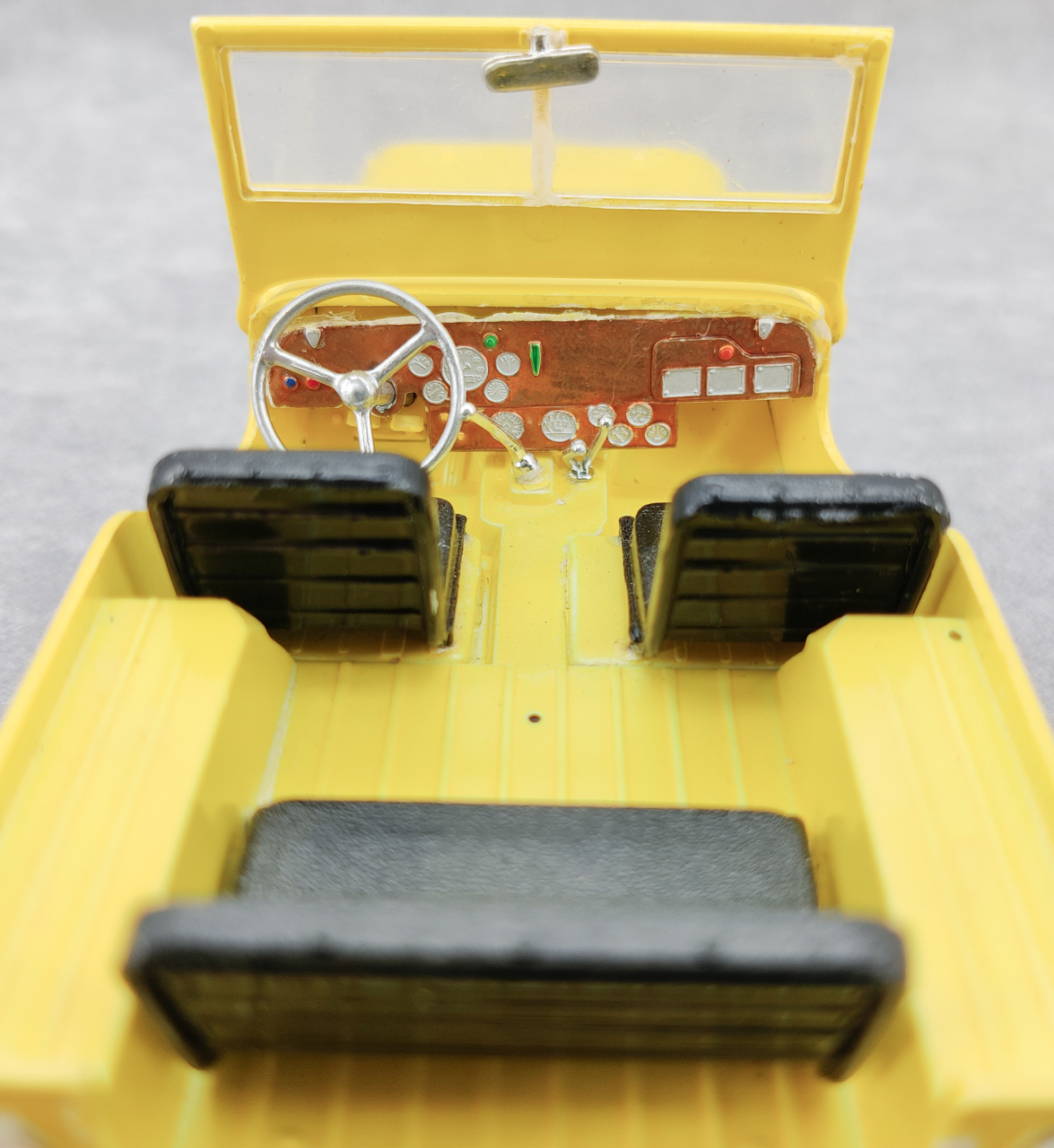 MPC Flat Fender Jeep Built Kit - Spotlight Hobbies