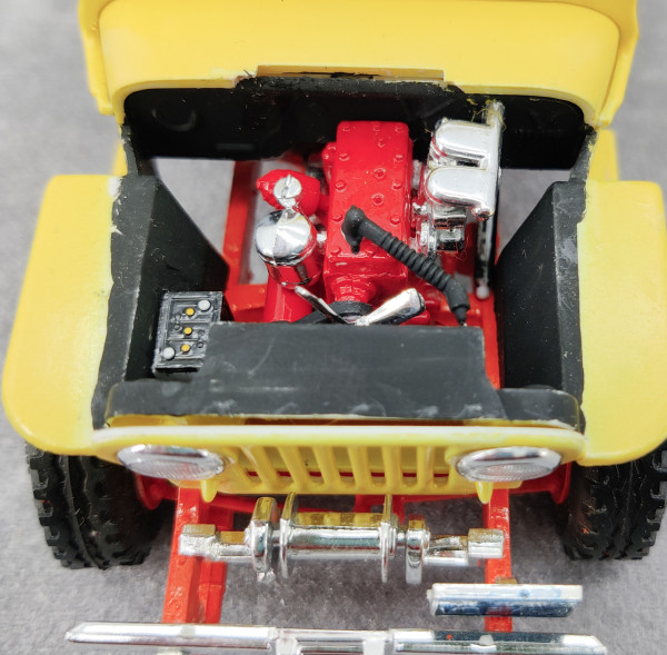 MPC Flat Fender Jeep Built Kit - Spotlight Hobbies