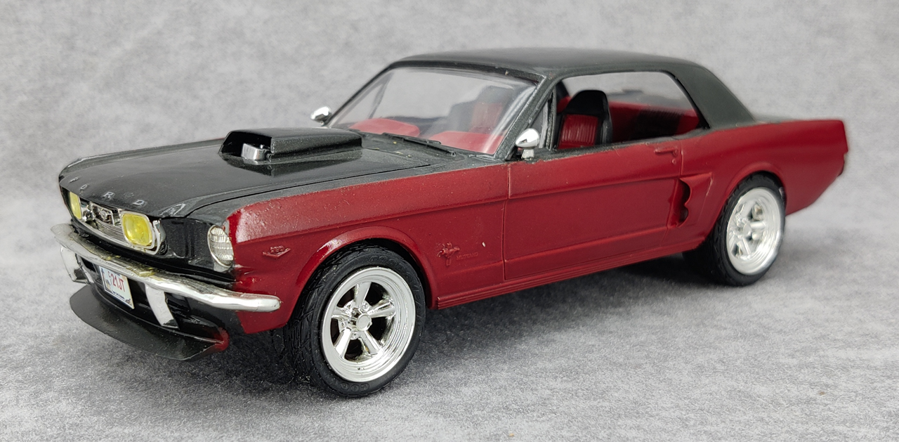 AMT 1966 Ford Mustang Coupe Custom Built Kit - Spotlight Hobbies