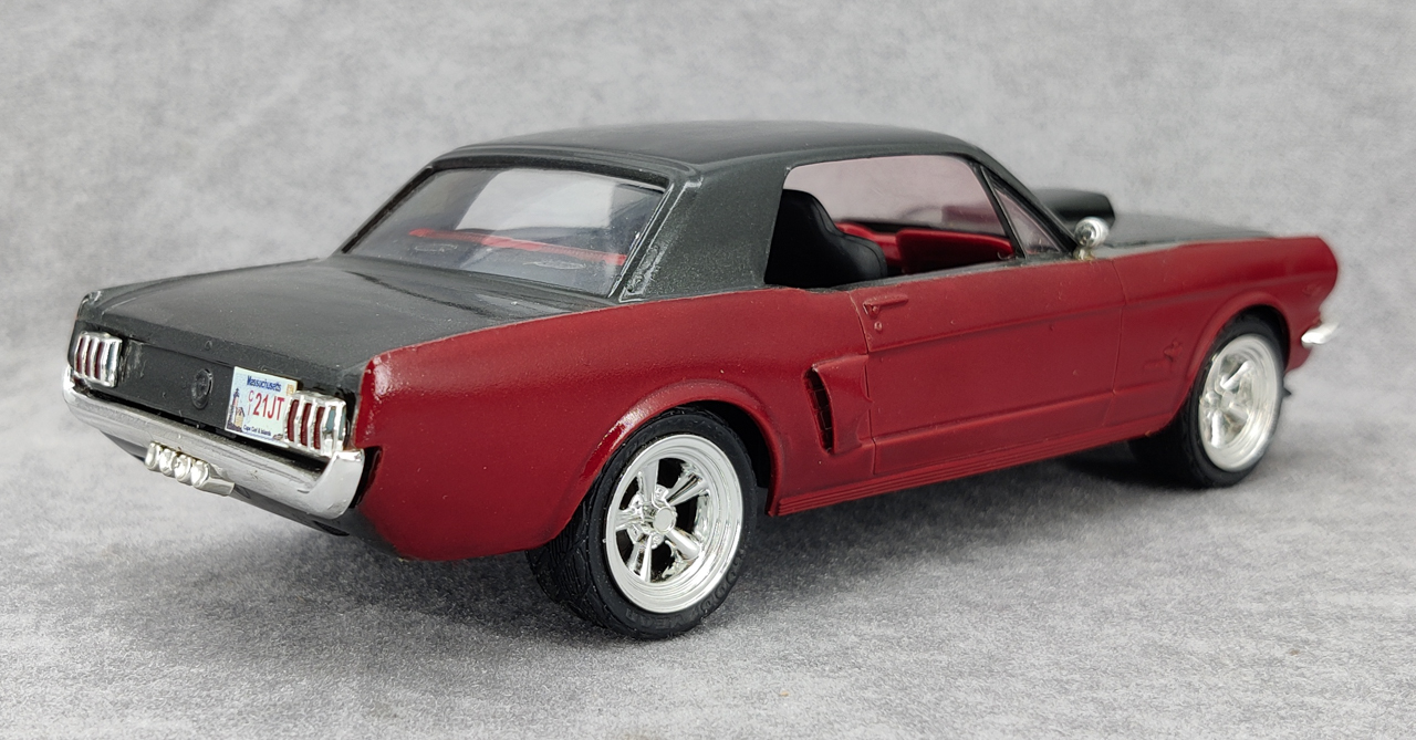 AMT 1966 Ford Mustang Coupe Custom Built Kit - Spotlight Hobbies