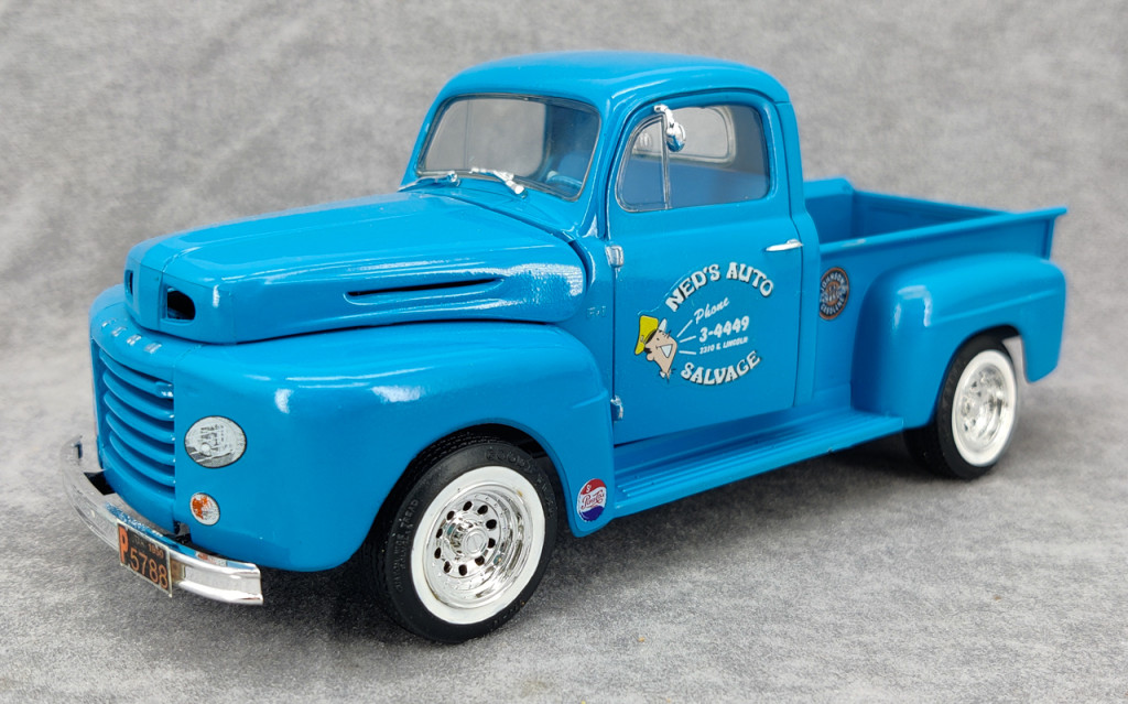 Monogram 1950 Ford Pickup Truck Custom Built Kit - Spotlight Hobbies