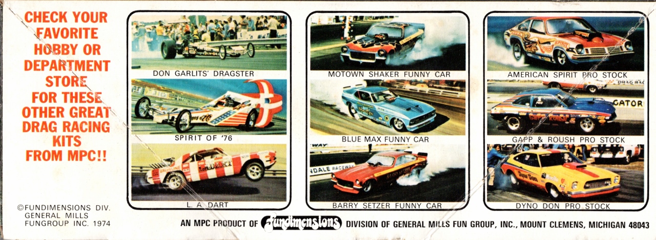 MPC "Dyno Don" Nicholson Ford Mustang II Pro Stock - Spotlight Hobbies