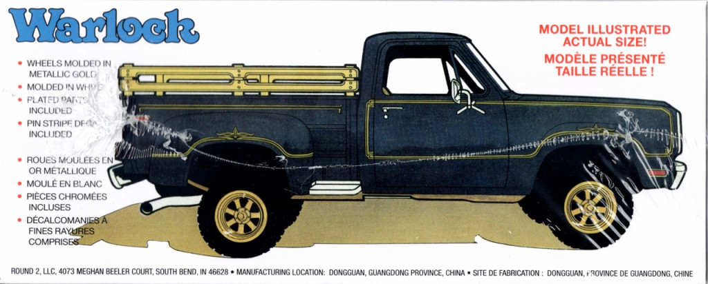 MPC 1977 Dodge 4x4 Stepside Pickup Truck "Warlock" - Spotlight Hobbies