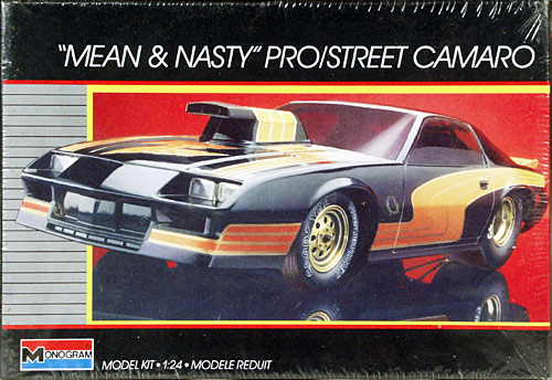 Monogram 1984 Chevy Camaro Pro Street "Mean & Nasty" with Gold Plated ...