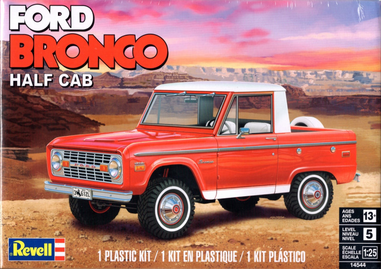 Revell 1970's Ford Bronco Half Cab - Spotlight Hobbies