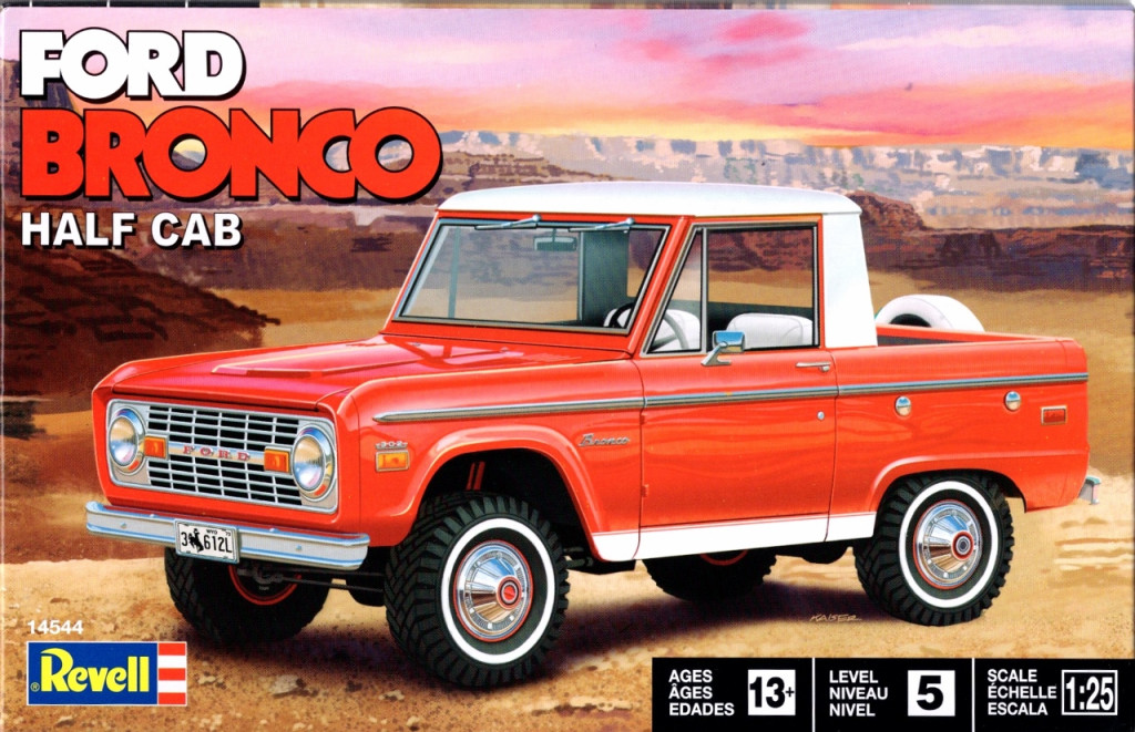 Revell 1970's Ford Bronco Half Cab - Spotlight Hobbies