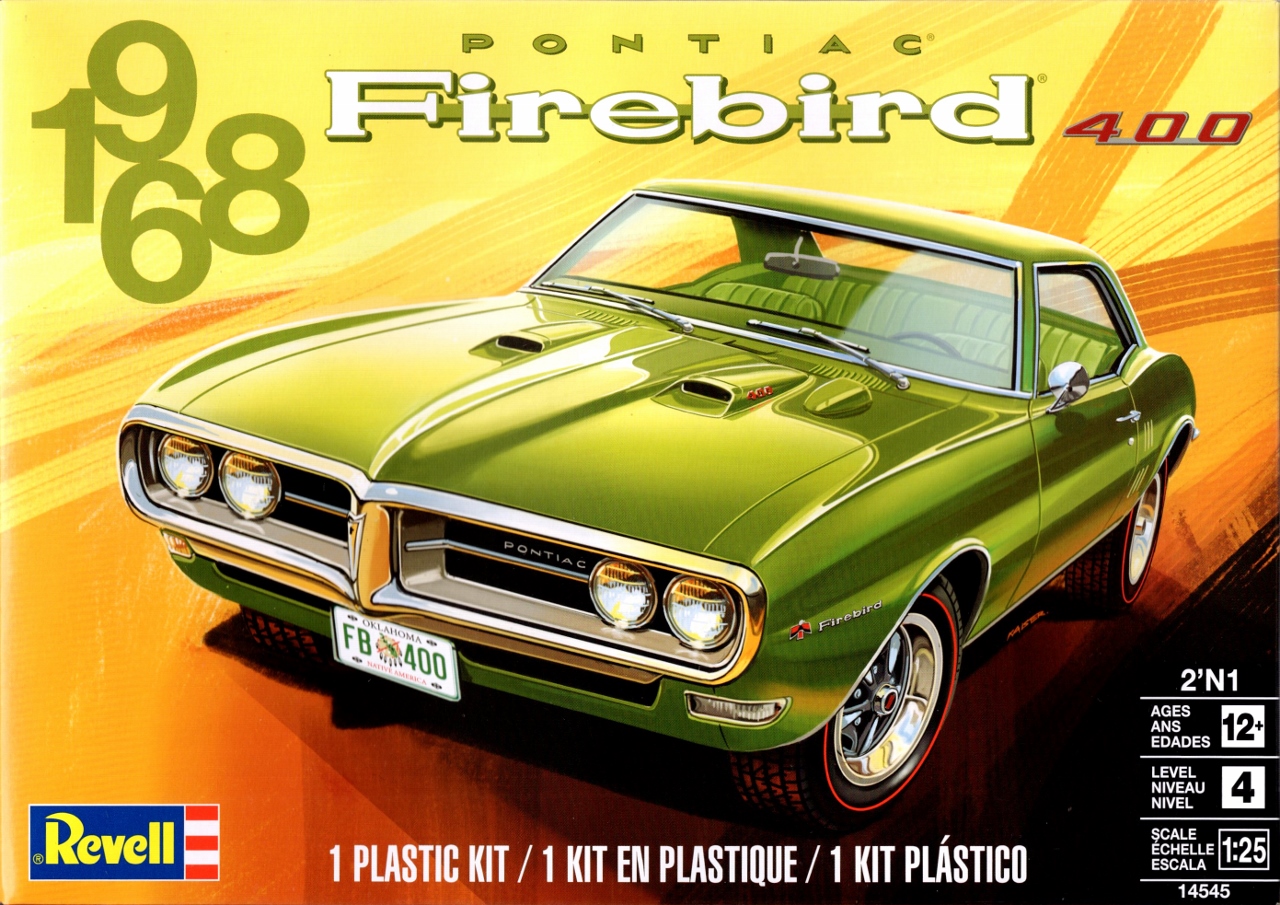 Revell 1968 Pontiac Firebird 400 Hardtop - 2 in 1 - Stock or Drag ...