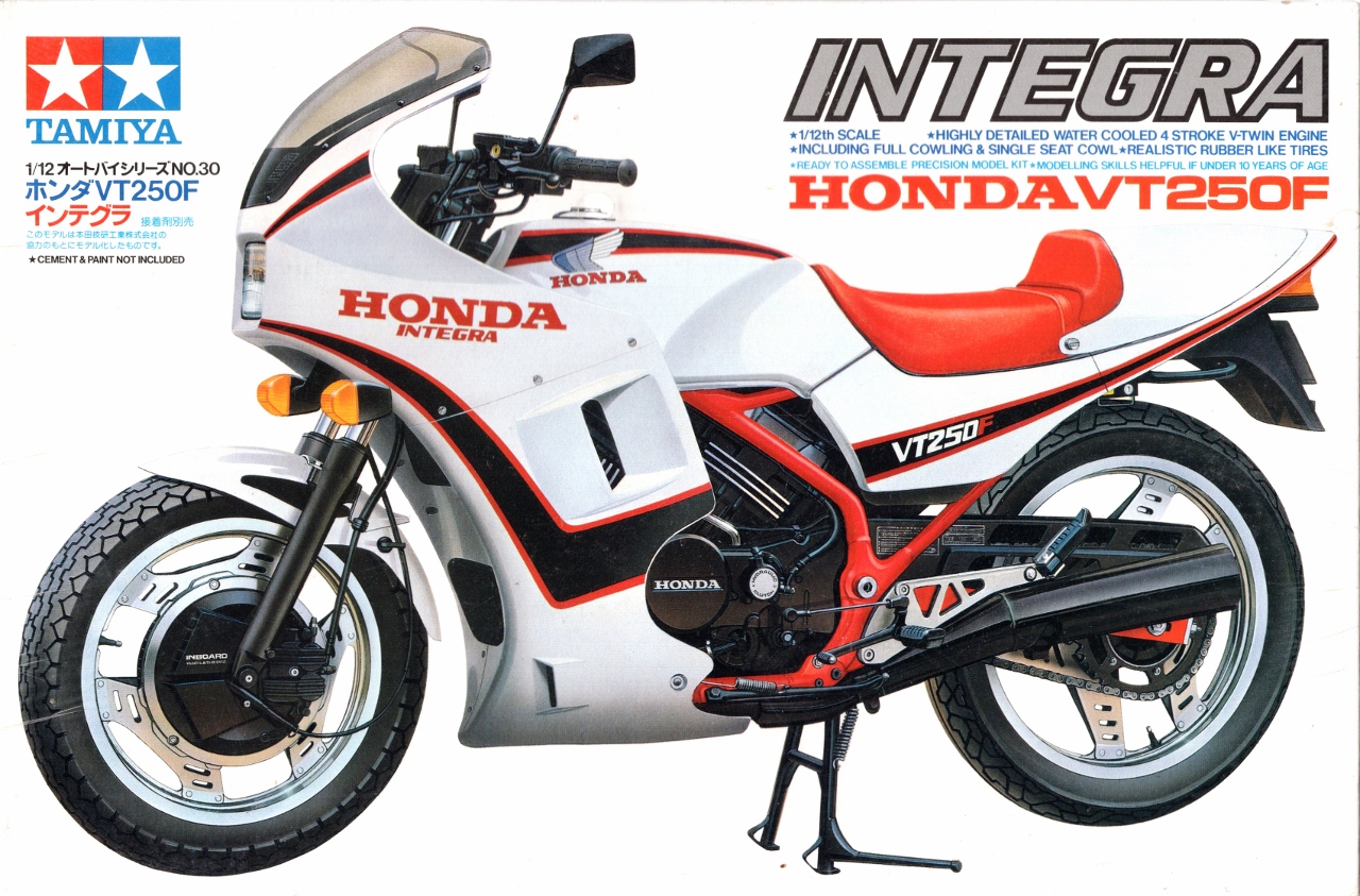 Tamiya Honda Integra VT250F Motorcycle - 1/12 Scale - Spotlight Hobbies