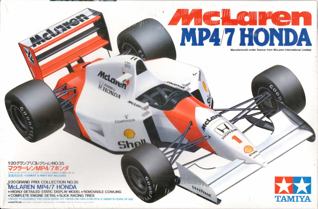 Tamiya McLaren MP4/7 Honda Grand Prix - 1/20 Scale - Spotlight Hobbies