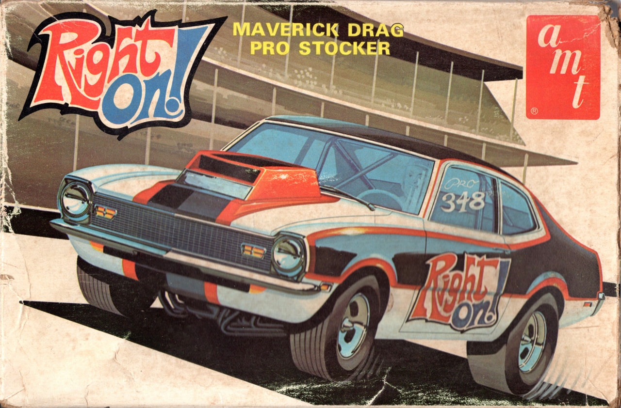 AMT 1970 Ford Maverick Pro Stocker "Right On!" - Spotlight Hobbies
