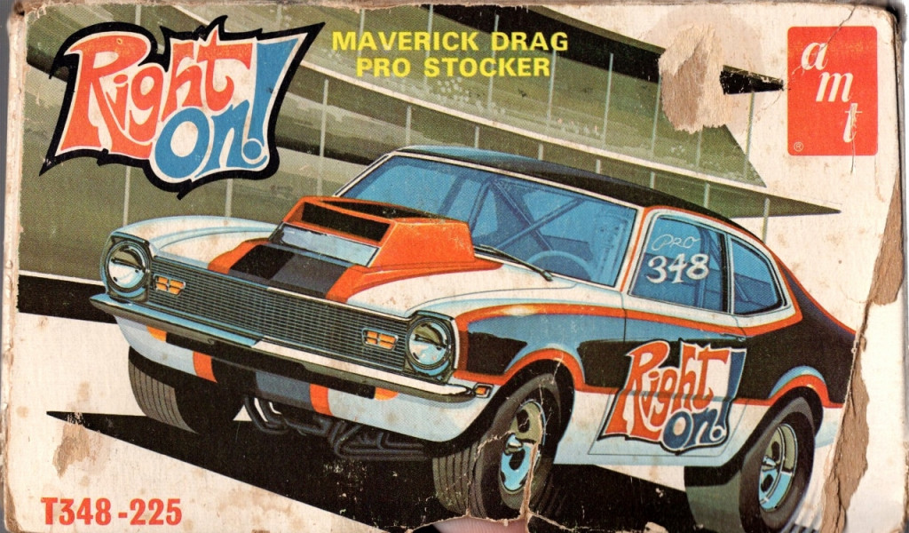AMT 1970 Ford Maverick Pro Stocker "Right On!" - Spotlight Hobbies