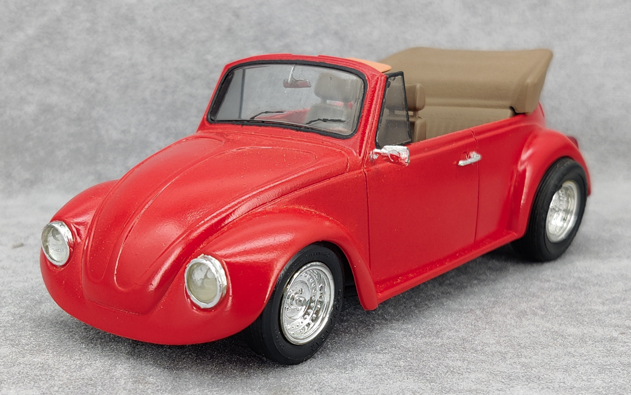 Revell 1968 Volkswagen Beetle Bug Convertible Custom Built Kit ...
